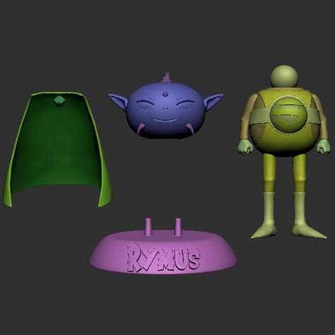 Stl File Rymus Raimusu Super Majin Dragon Ball Daima Figure 🐉 ・3d Print