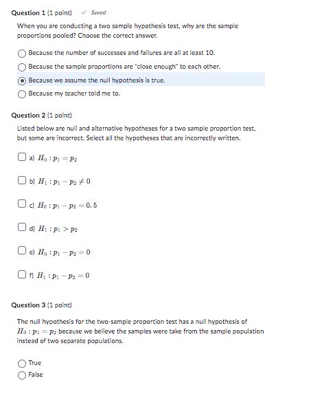 Solved When You Are Conducting A Two Sample Hypothesis Test Chegg