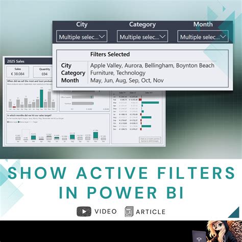 Show All Active And Applied Filters In Power Bi Valerie Junk