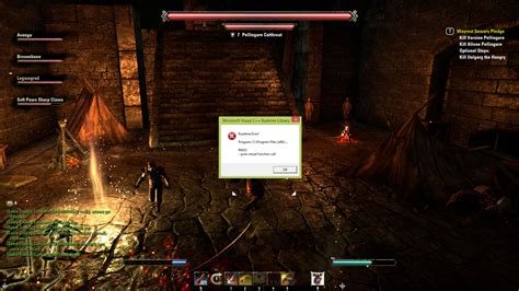 Client Crash Runtime Error R6025 Pure Virtual Function Call C
