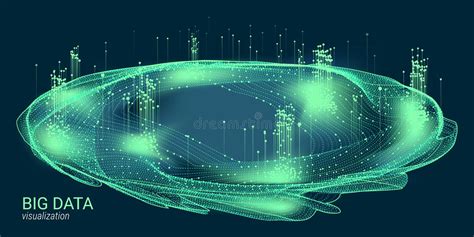 Abstract 3d Big Data Visualization Stock Vector Illustration Of Digital Energy 126887502