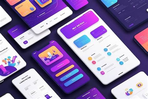 Premium Photo Website And App Uiux Illustration Mockup