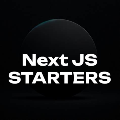 NextJs Starters Fazier