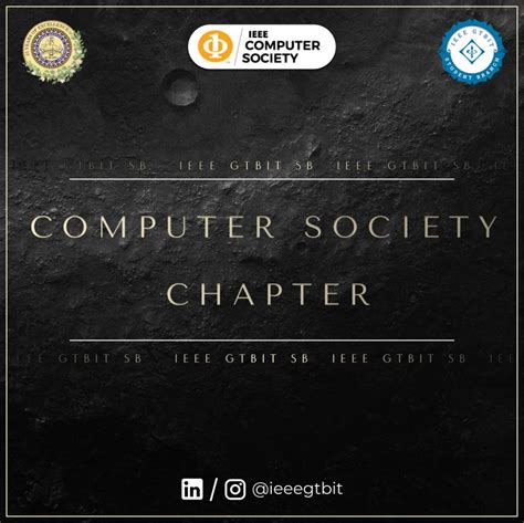 ieee gtbit sb is excited to introduce the brilliant minds behind the computer society chapter