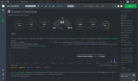 오픈소스 모니터링 시스템 Netdata를 이용하여 서버 실시간 모니터링하기docker