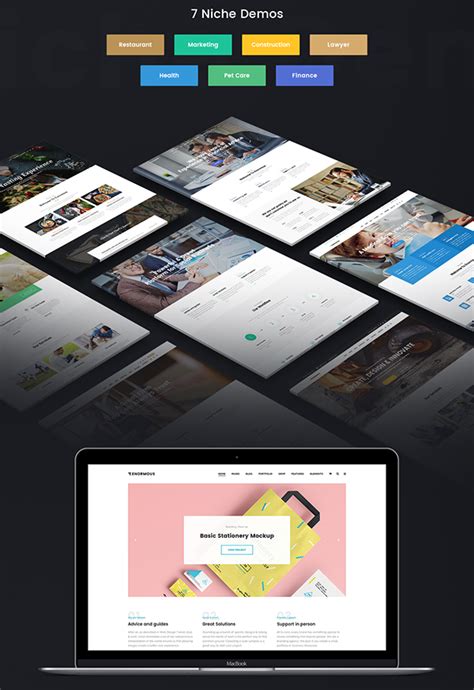 Enormous Responsive Multi Purpose Wordpress Theme On Behance