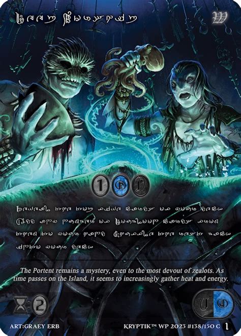 Deep Worship Silver Kryptik Language Wicked Prophecy [wave 1] Kryptik Tcg