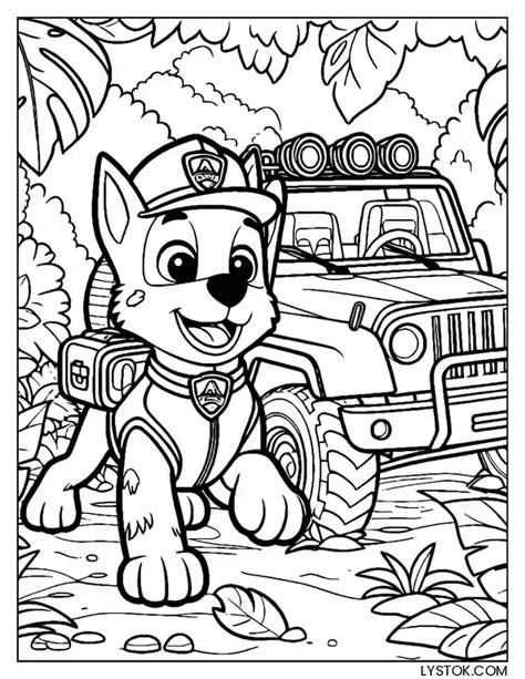 7 Безплатни за Печат Пес Патрул Картинки за Оцветяване за Възрастни и