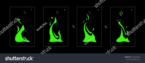 Liquid Explosion Effect Explosion Animation Effect Stock Vector Royalty Free 1724073022