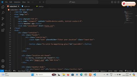 Umme Kulsoom On Linkedin Webdevelopment Weatherapp Html Css Javascript Prodigyinfotech