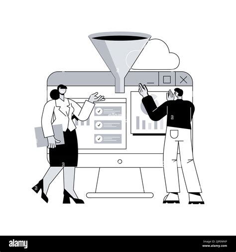 Business Intelligence Dashboard Abstract Concept Vector Illustration Business Analytics Tool