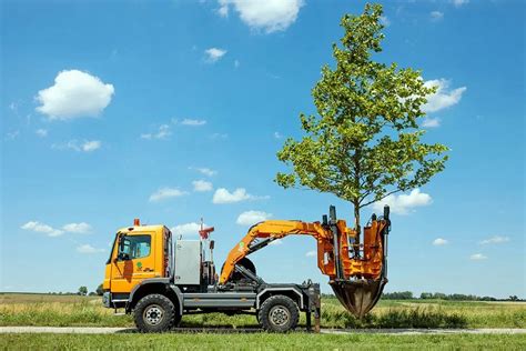Tree Transplant Truck Tree Transplant Truck And Crawler Crane