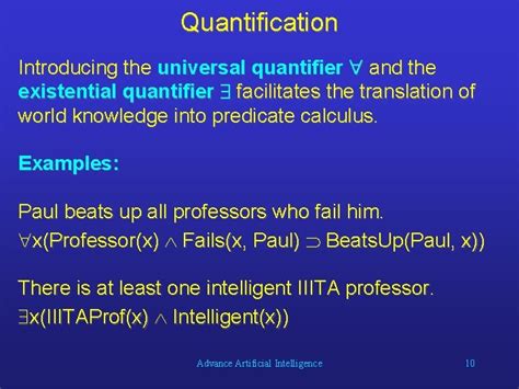 Knowledge Representation And Reasoning 2 Advance Artificial Intelligence