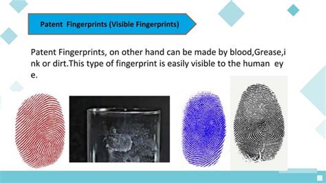 Fingerprint Development Methods Presentation Pptx Chemistry Science
