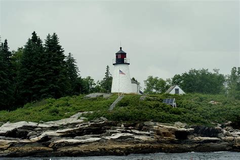Lighthouse At Boothbay Harbor Photograph By Lois Lepisto Fine Art America