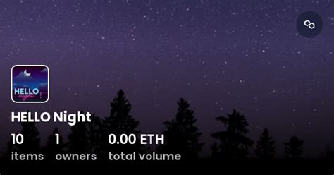 Hello Night Collection Opensea