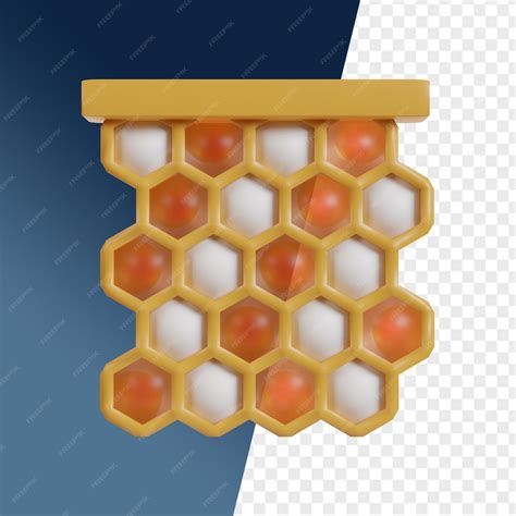 Premium Psd Honey And Bee 3d Icons Render Clipart For Ui Ux Landing