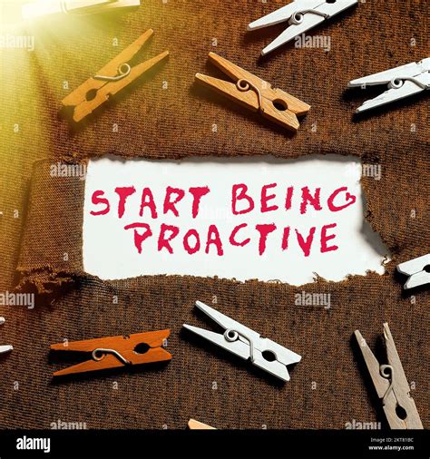 Conceptual Caption Start Being Proactive Conceptual Photo Control