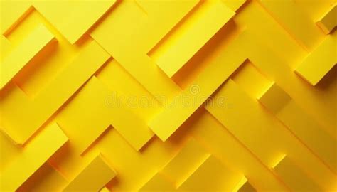 Abstract Folded Paper Effect Of Yellow Pattern Geometric 3d Design For Modern Art And Creative
