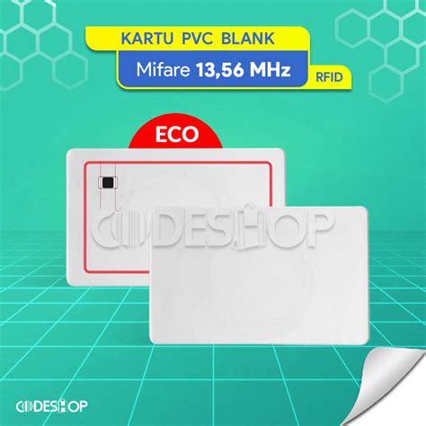 Jual Kartu RFID Mifare ECO 13 56 MHz PVC Blank Card Putih Polos Shopee Indonesia