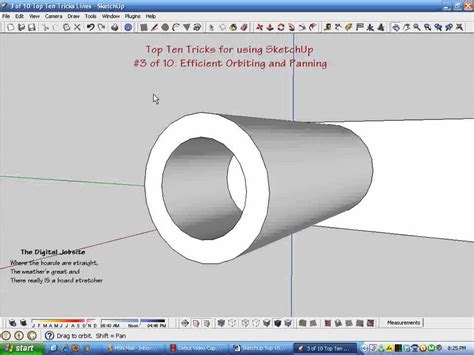 3 of 10 top ten tricks for sketchup efficient orbiting and panning wmv