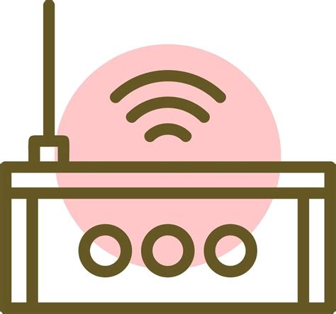 Wi Fi Router Linear Circle Icon 39512517 Vector Art At Vecteezy