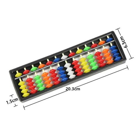 Pagbilang Ng Mga Portable Abacus Tool Digits Learning Column