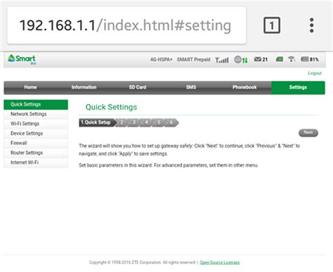 How To Reset Your Smart Bro Pocket WiFi Settings