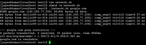Shell Script Examples Geeksforgeeks