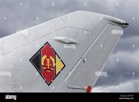 Wappen Der Ddr Auf Dem Sowjetischen Kampfflugzeug Mig 21 Militärhistorisches Museum Der