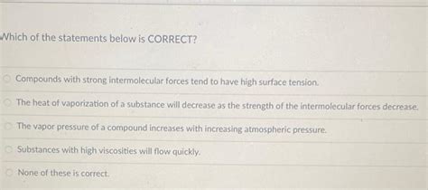 Solved Which Of The Following Statements About Bonding Is