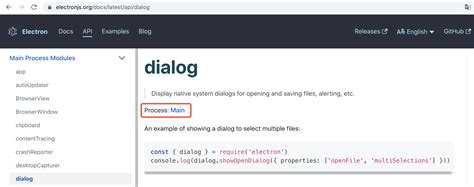 请教下如何使用electron原生的dialog API Issue 66 electron vite electron vite vue GitHub