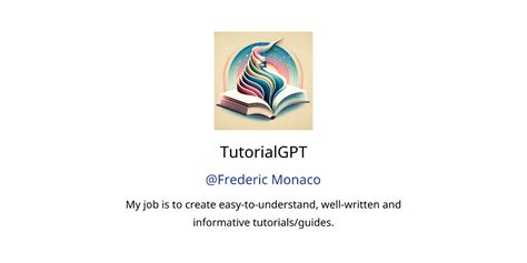 Tutorialgpt Gpts Features And Functions Examples And Prompts Gpt Store
