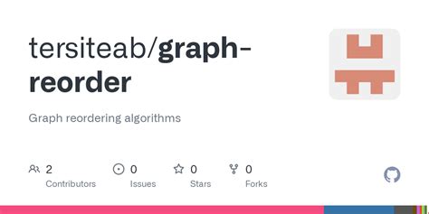 Github Tersiteabgraph Reorder Graph Reordering Algorithms