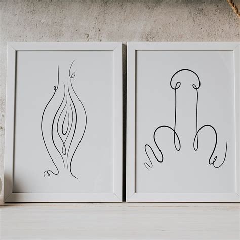 Sex Line Art Etsy