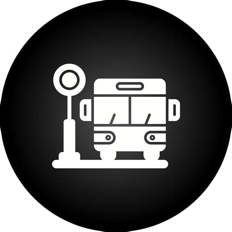 Bus Stop Vector Icon 23387924 Vector Art At Vecteezy