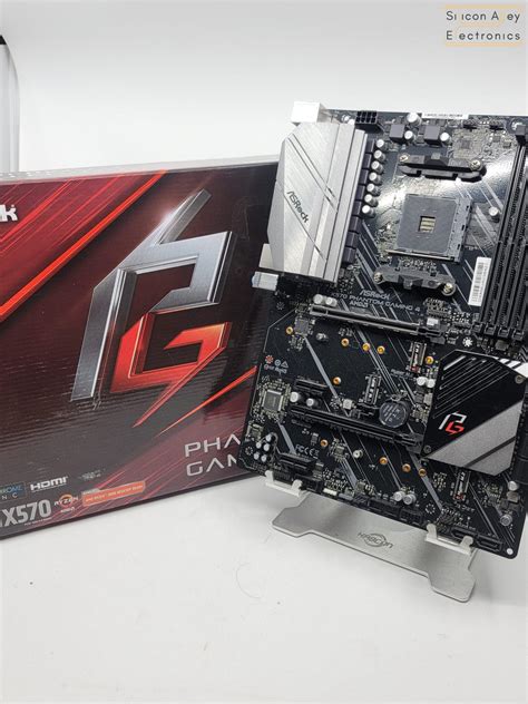 ASRock X570 Phantom Gaming 4 AMD AM4 ATX Motherboard - Silicon Alley ...