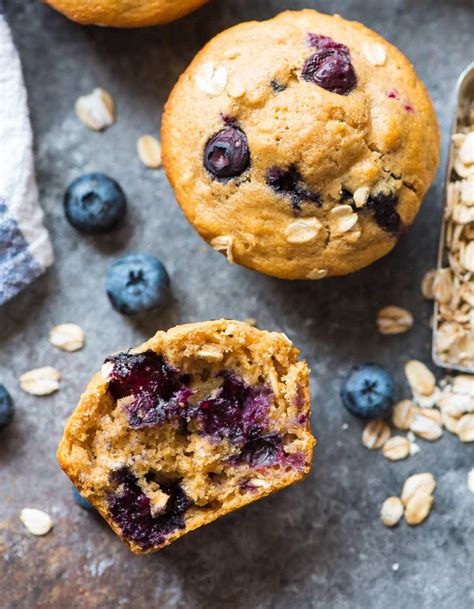 Healthy Blueberry Muffins Easy And Freezer Friendly
