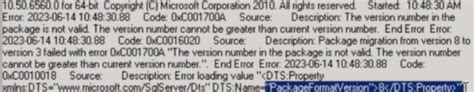 What SQL Server Version Is My SSIS Package Stack Overflow