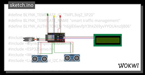 Traffic Management Wokwi ESP32 STM32 Arduino Simulator