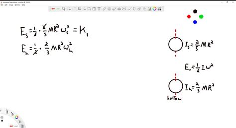 Solved A Uniform Sphere With Mass M And Radius R Is Rotating With