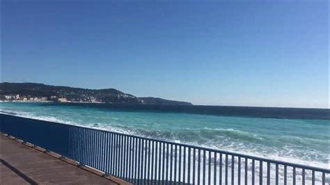 пляж в Ницце город во Франции Youtube