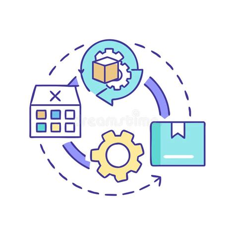 Key Icons For Supply Chain Optimization Strategies Stock Vector