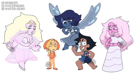 [p] We Are The Crystal Gems By Watergems On Deviantart