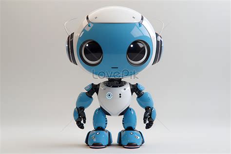 귀여운 로봇 디자인 배경 사진 및 창의적인 일러스트 무료 다운로드 Lovepik