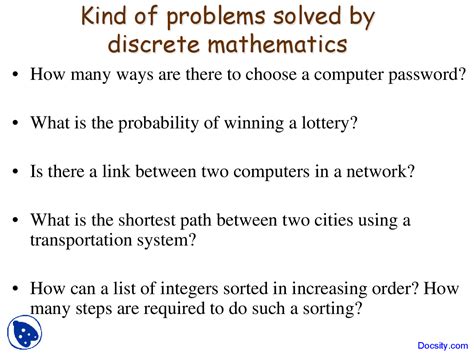 discrete math sample problems