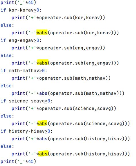 파이썬 연습문제 54 Abs 절댓값 함수