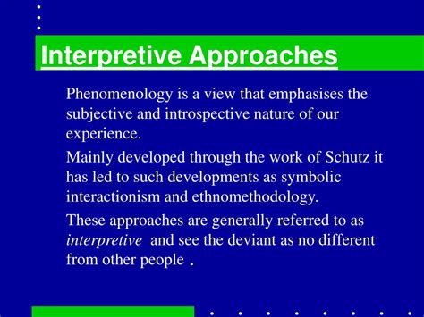 Ppt Interpretive Approaches Powerpoint Presentation Id 254216