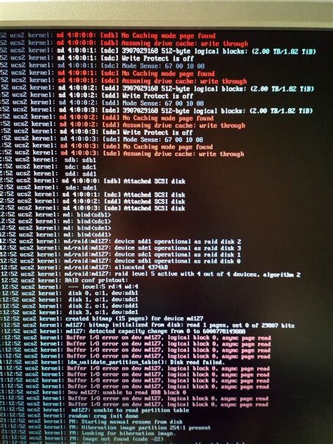 Boot Problems With Raid Mdadm Boots Into Emergency Mode UCS