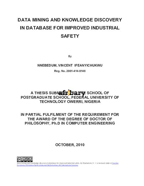 Data Mining And Knowledge Discovery In Database For Improved Industrial